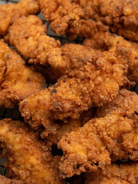 Crispy Fried Chicken Tenders The Flavours Of Kitchen