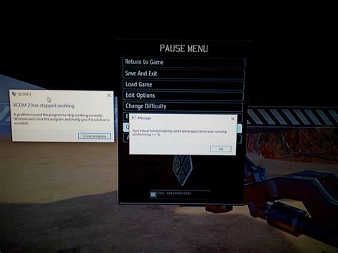 Crash Help Troubleshooting Pure Virtual Function R XCOM2