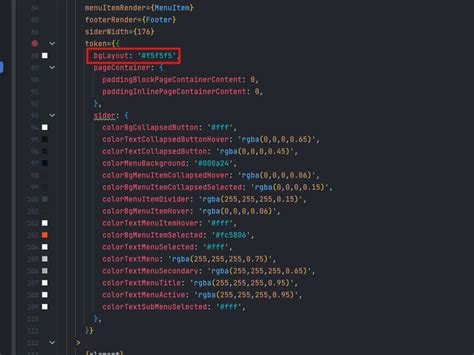 🐛 Bug 通过 Token 修改 Layout 的背景颜色失败 · Issue 6307 · Ant Designpro Components · Github