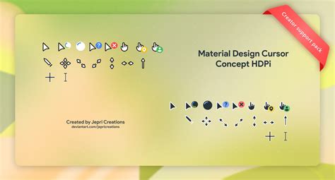 Material Design Cursor Hdpi V2