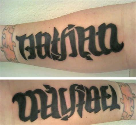 Michael Ambigram Tattoos My Ambigrams Unterart Ambigram Design