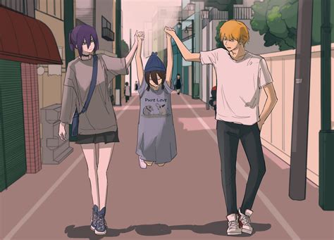 Denji Reze And Nayuta Chainsaw Man Drawn By Katamotokizami Danbooru