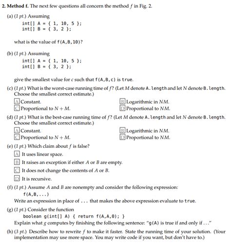 Solved Figure 2 Method Fa 1 Pt Assuming