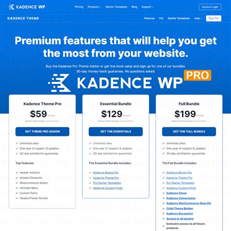 kadence pro
