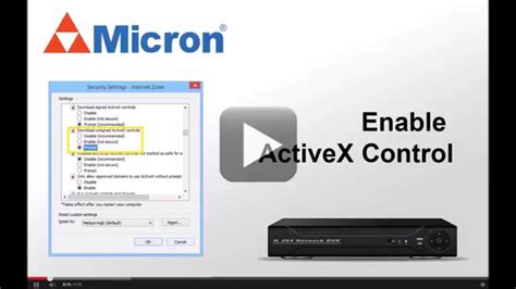 Enable Activex Control วิธีเปิด Activex Control Youtube