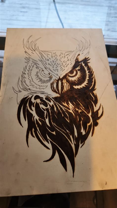 Owl Wip Rpyrography Owl Wip Rpyrography