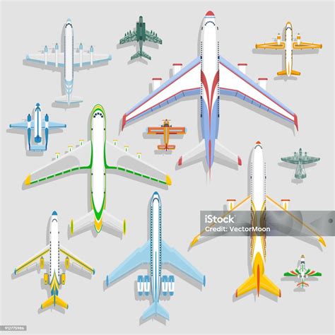 비행기 아이콘 평면도 벡터 일러스트 레이 션의 배경에 고립 된 벡터 공항 비행 휴가 전송 여객기에 의해 여행 터빈 항해 조종사 비행기 제트 경관에 대한 스톡 벡터 아트 및