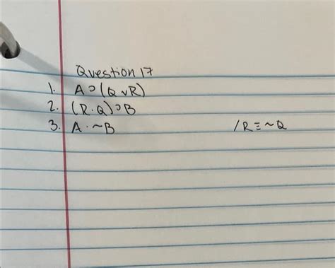 Question A QR RQ B AB RQ Chegg