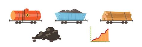 Natural Resources Industrial Extraction Item Vector Image