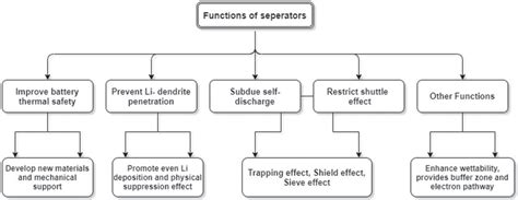 Various Functions Of Separators In A Lithium Sulfur Battery Download