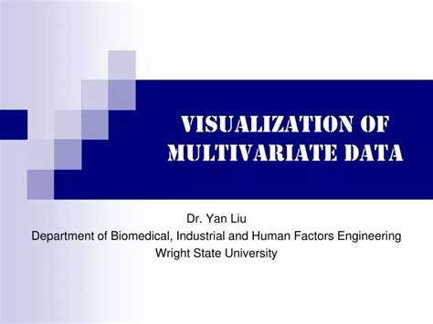 Ppt Visualization Of Multivariate Data Powerpoint Presentation Free Download Id1407730