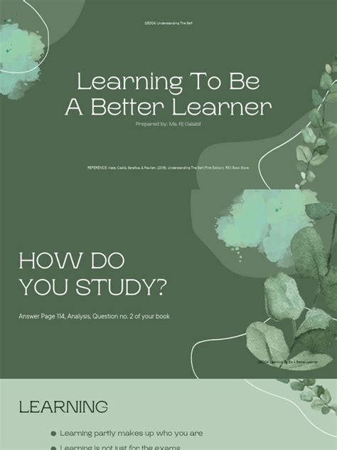 ge004 lesson 8 pdf metacognition learning