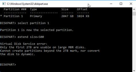 How To Solve Diskpart Cant Extend Partitions Beyond 2tb