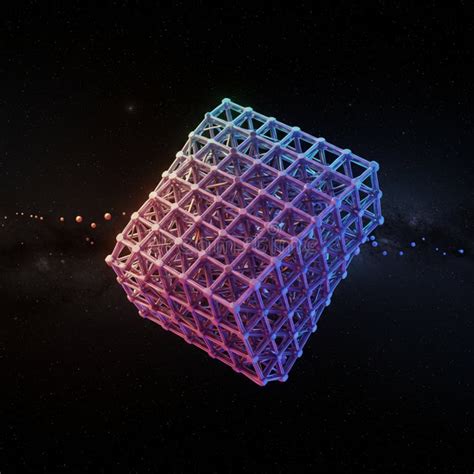 A Complex 3d Lattice Structure Composed Of Interconnected Triangular