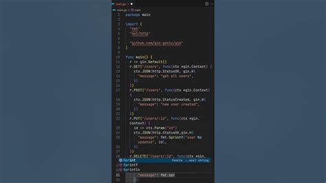 Golang Tutorial Build Rest Api By Using Gin Golang Restapi Coding Youtube