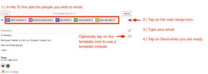 Can I Send A Mail Merge Personalized Email To Multiple People At Once Cloze Inc