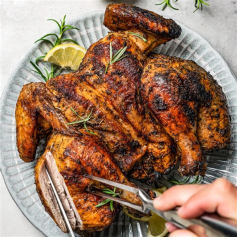 Spatchcock Grilled Chicken