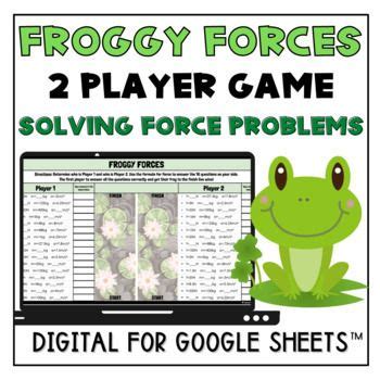 Force Practice Problems F Ma 2 Player Digital Game Paper Version Included