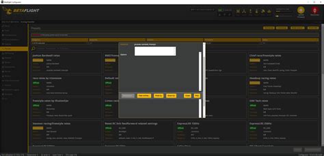 Presets Not Displaying Correctly · Issue 2788 · Betaflight Betaflight Configurator · Github
