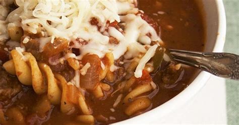Easy Lasagna Soup Foodtalk