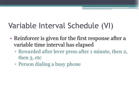 Best Example Of Variable Interval Schedule At Stephanie Post Blog