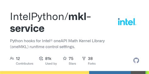 Github Intelpythonmkl Service Python Hooks For Intel® Oneapi Math Kernel Library Onemkl
