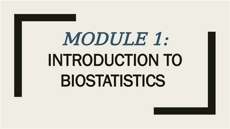 Introduction To Biostatistics With Epidemiology Pptx