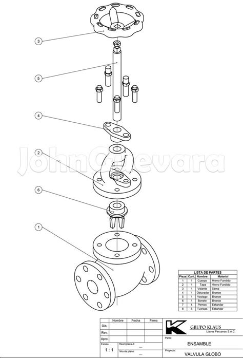 Globe Valve Assembly And Exploration Plans Freelancer