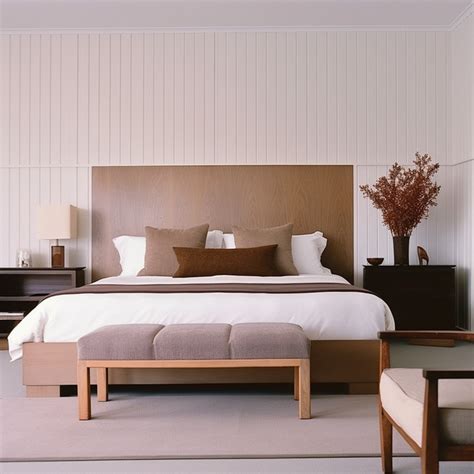 덮개를 씌운 머리판 디자인의 현대적인 마스터 침실 가구 등 조명 배경 일러스트 및 사진 무료 다운로드 Pngtree