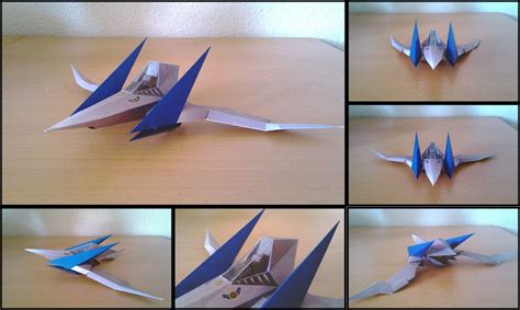 Starfox Arwing By Destro2k On Deviantart Paper Crafts Star Fox