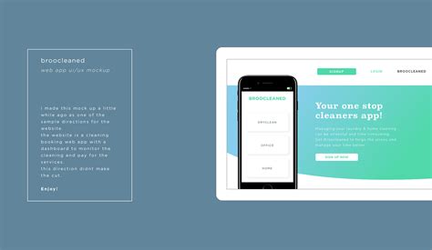 Cleaning App UI On Behance Cleaning App UI On Behance
