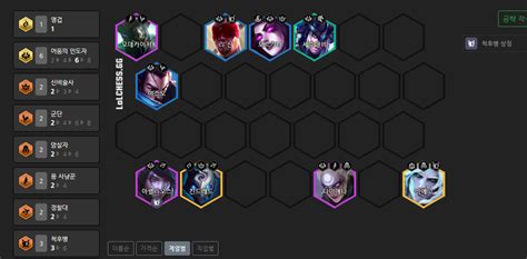 시즌5 어둠의인도자 좋은듯 Lolchessgg