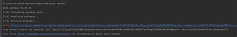 解决yarn Install报错：yarn Integrity Check Failed Computed Integrity