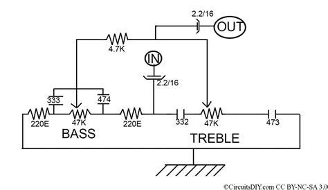 Simple Bass And Treble Circuit Diagram Circuit Diagram