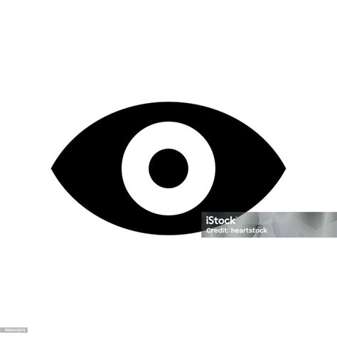 눈 아이콘 벡터 아이콘입니다 간단한 요소 그림입니다 눈 심볼 디자인입니다 웹 및 모바일 사용할 수 있습니다 건강관리와 의술에 대한 스톡 벡터 아트 및 기타 이미지 Istock