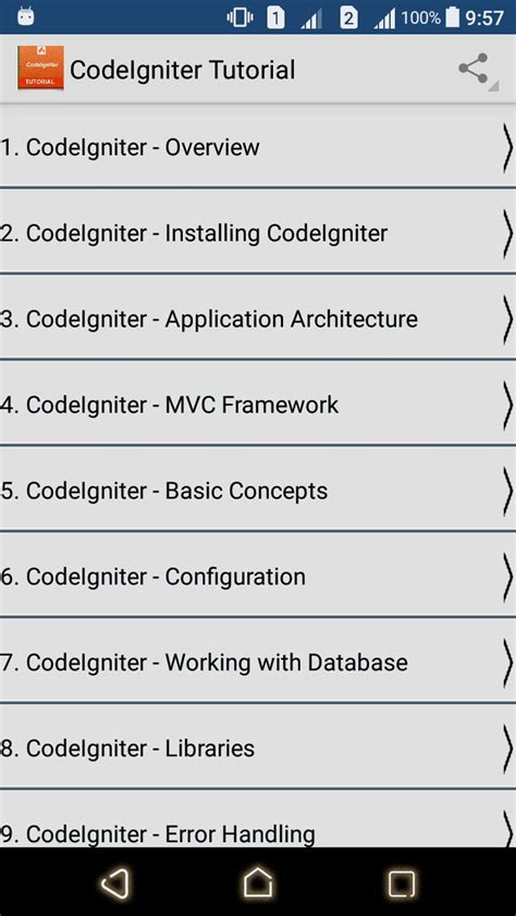 Learn Codeigniter Apk For Android Download