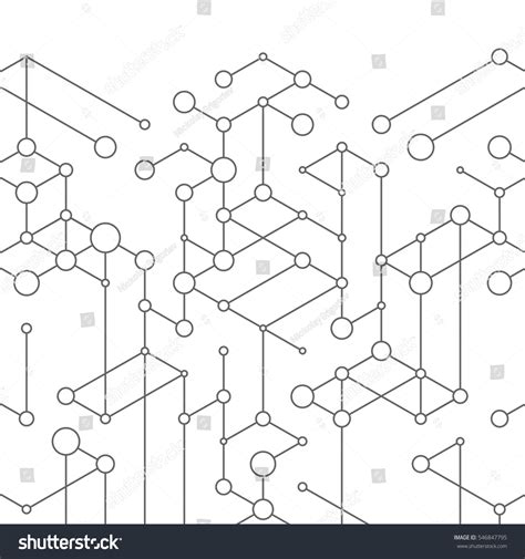 Geometric Lines Dots Line Pattern Modern Stock Vector Royalty Free 546847795 Shutterstock