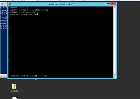 how to manage ntp from command line in esxi 6 vmware vsphere
