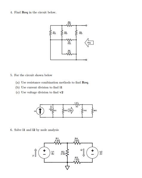 Solved Find Req in the circuit below 融 For the circuit Chegg com