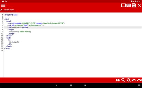 Webcode Ide For Html Css An Apk For Android Download