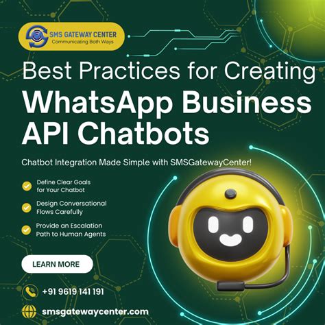 Best Practices For Creating WhatsApp Business API Chatbots