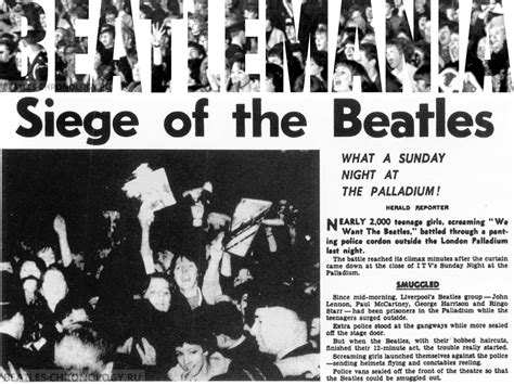 Beatles October 14th 1963 Beatlemania At The Palladium For Most Of