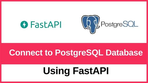 How To Connect To An Online Postgresql Database Server Supabase Using Fastapi Youtube