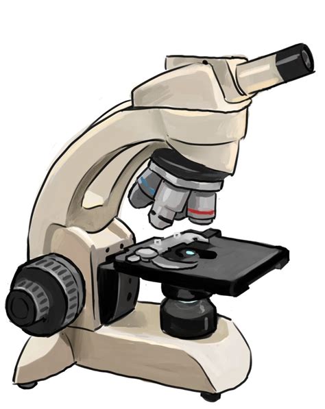 Microscope Drawing Microscope Drawing Stock Vector Illustration Of