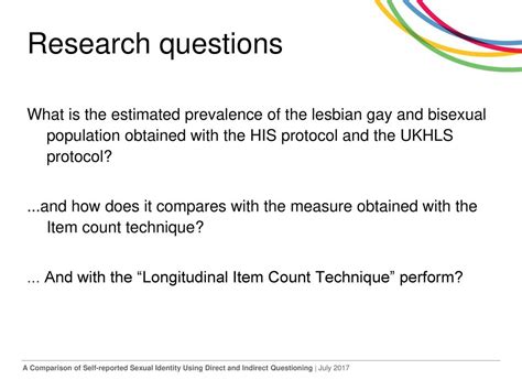 A Comparison Of Self Reported Sexual Identity Using Direct And Indirect Questioning Alessandra