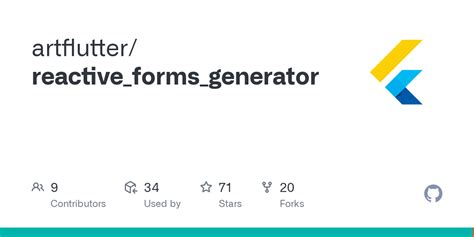 Github Artflutterreactiveformsgenerator