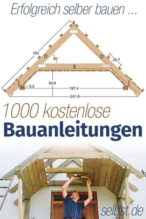 Bauanleitung Selbst De Bauanleitung Baupläne Holzarbeiten Pläne