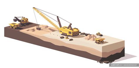 创意3d立体工业场景建筑空间切面插画设计ai下载编号631145039409583287 设图网