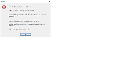 Solved ASA SSL Certificate Install Import Issue Cisco Community