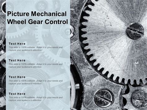 Picture Mechanical Wheel Gear Control Ppt PowerPoint Presentation Visual Aids Files